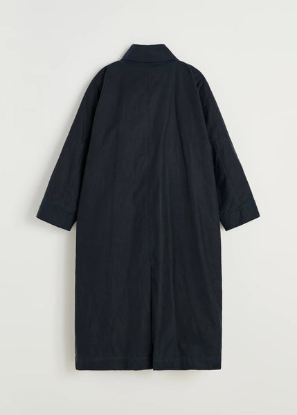 Aiayu - Jay Coat Oilskin - Navy – Lohmann